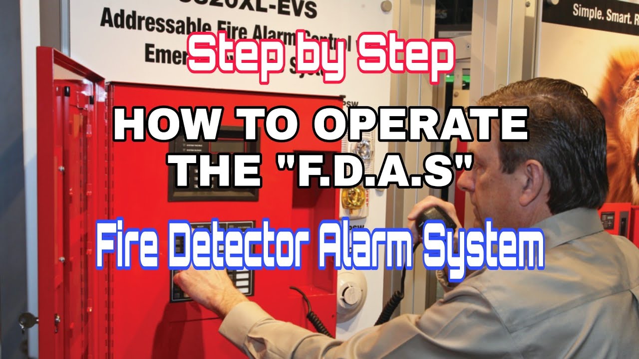 HOW TO OPERATE "FDAS" FIRE DETECTOR ALARM SYSTEM || Step by step ...