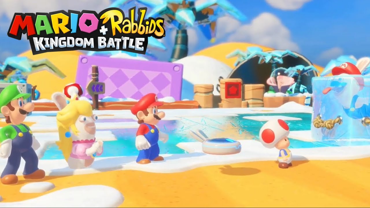 Mustachioed Rabbid on Ice - Mario + Rabbids Kingdom Battle (Part 16 ...