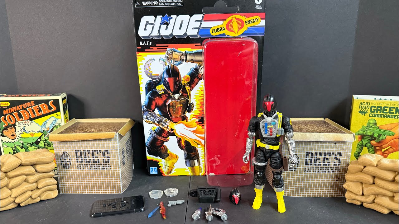 GIJoe Classified Retro Cardback Bat - YouTube