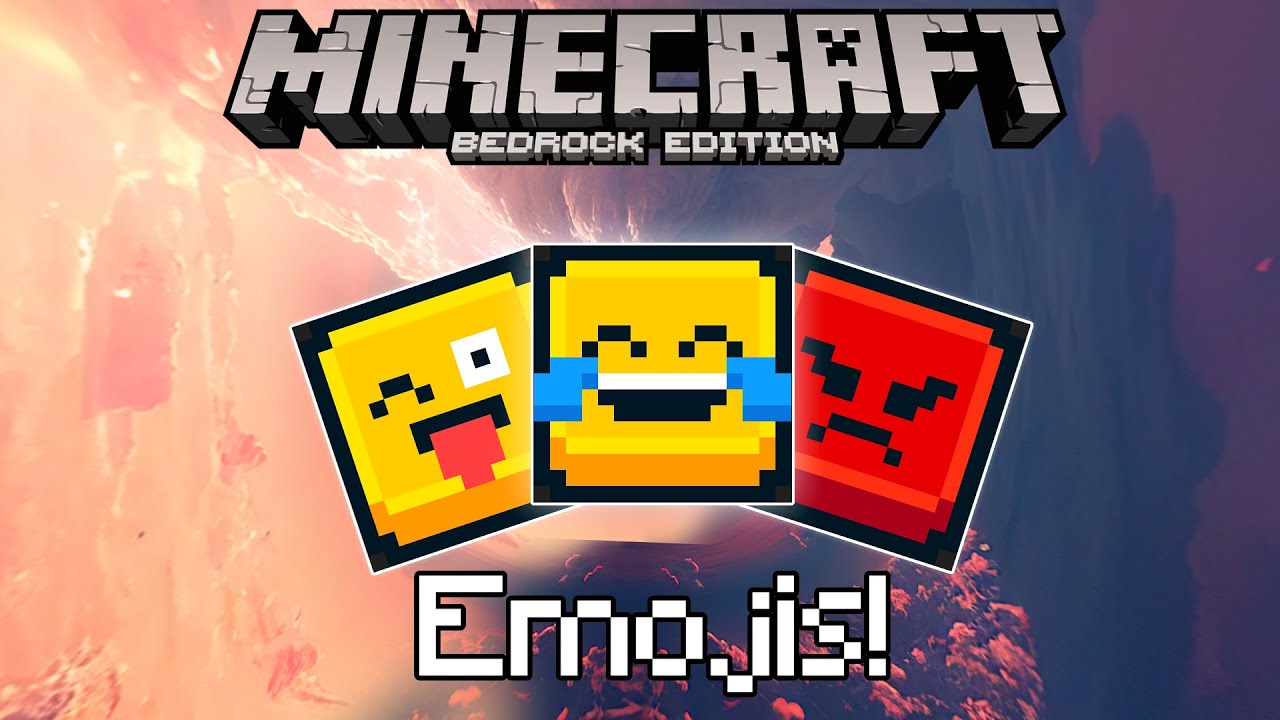 Emojis en tu chat de Minecraft - Minecraft Bedrock - YouTube