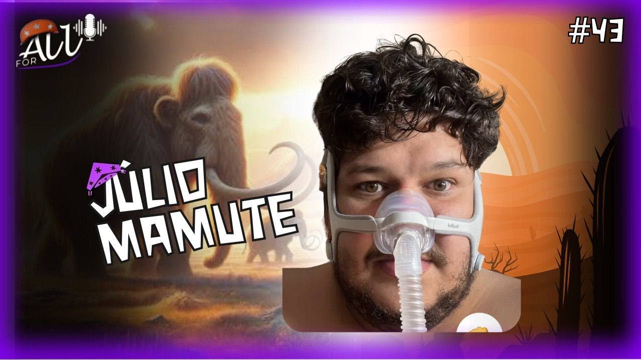JÚLIO MAMUTE - VENCENDO A OBESIDADE COM HUMOR | For All Podcast #43 ...