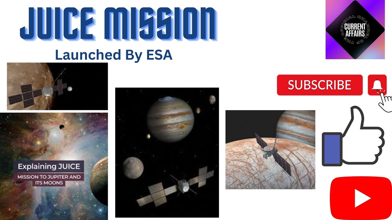 JUICE MISSION By European Space Agency(ESA) @currentaffairs47 #viral # ...