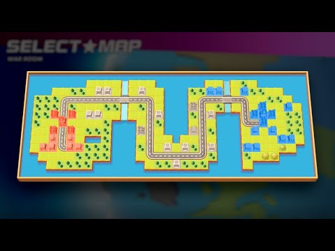 Advance Wars 1+2: Reboot Camp - War Room - Map 3: Duo Falls (Both ...