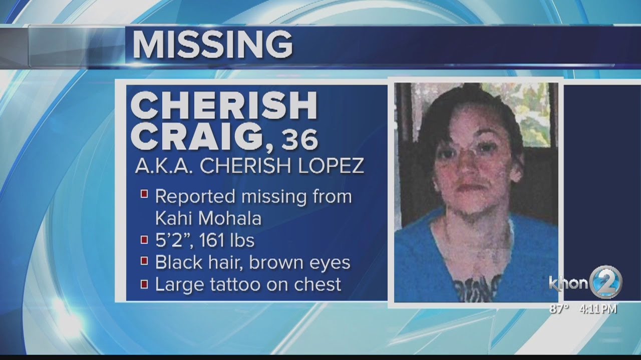 State Sheriffs searching for a woman reported missing from Kahi Mohala ...