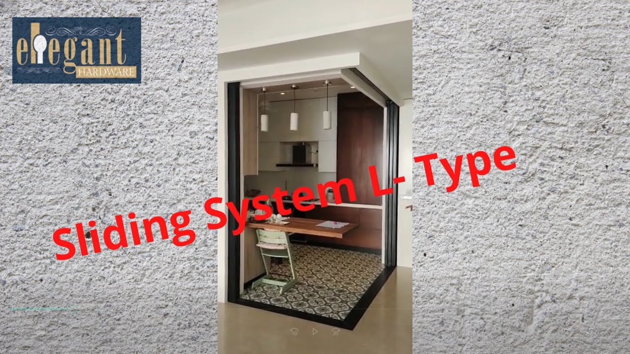 Sliding Door System Application in L- Type for Creating Private Space ...