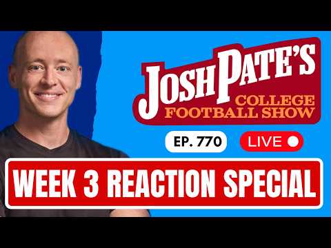 Week 3 Reaction Show | Ole Miss Beats LSU | Kentucky Upsets Texas A&M | AP Poll Reaction
