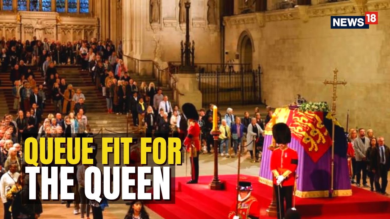 Queen Elizabeth II Funeral LIVE | Mourners Wait For Hours in 5-Mile ...