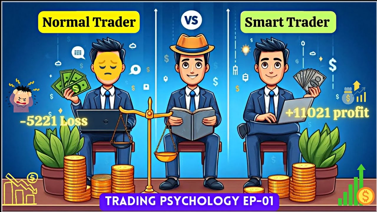 Trading Psychology EP - 01 Normal Traders vs Smart Traders || Growing Mindset #stockmarket # ...
