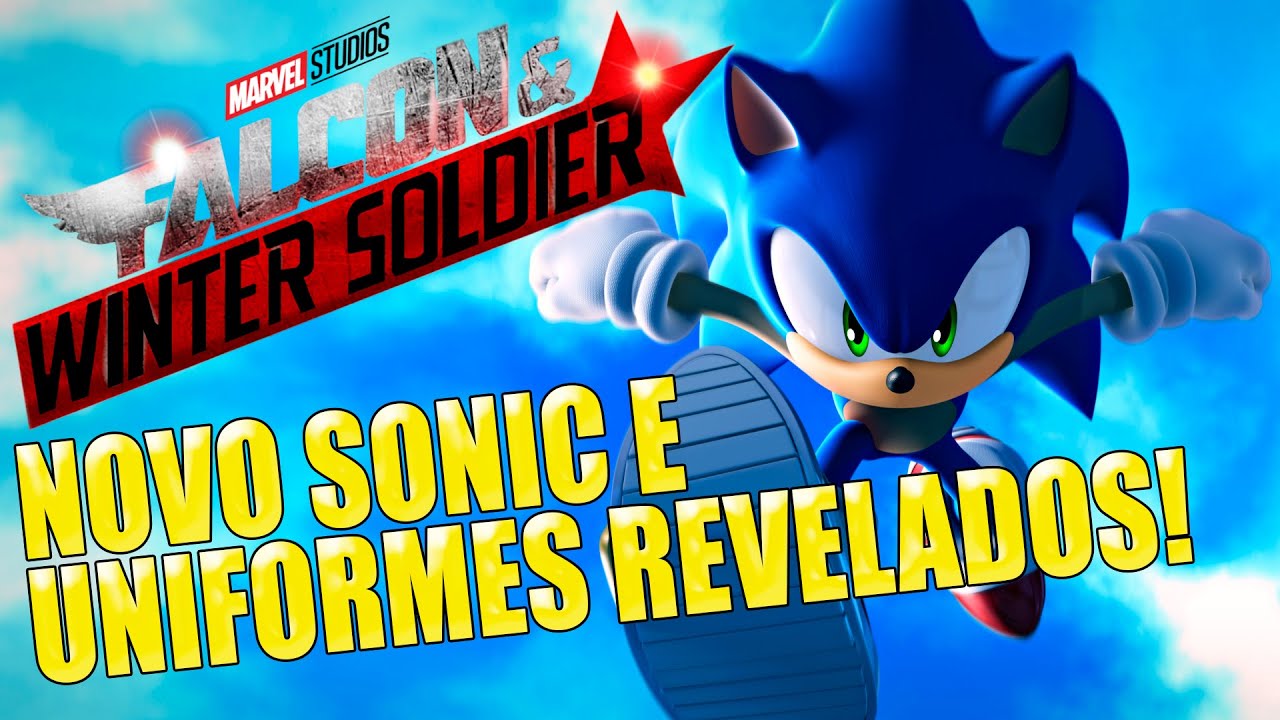 REVELADO Novo Sonic e os uniformes de Falcão e Soldado Invernal! - YouTube