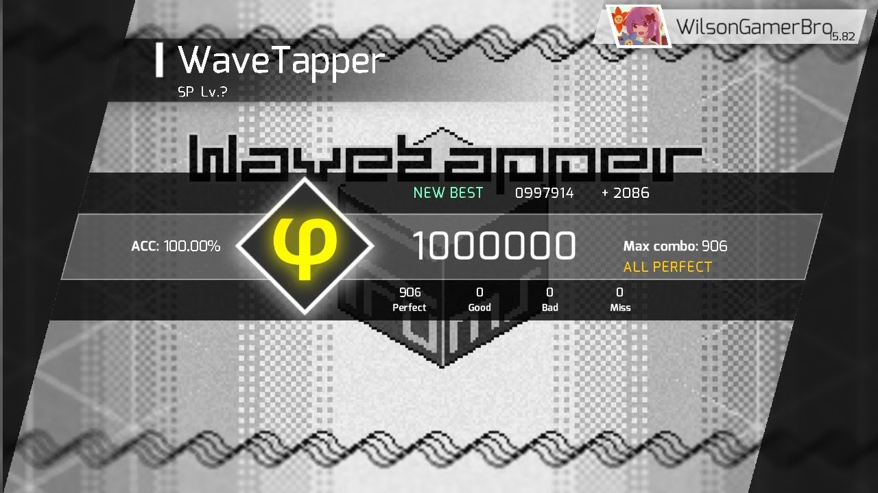 Phigros April Fools Day | WaveTapper SP Lv. ? Phi - YouTube