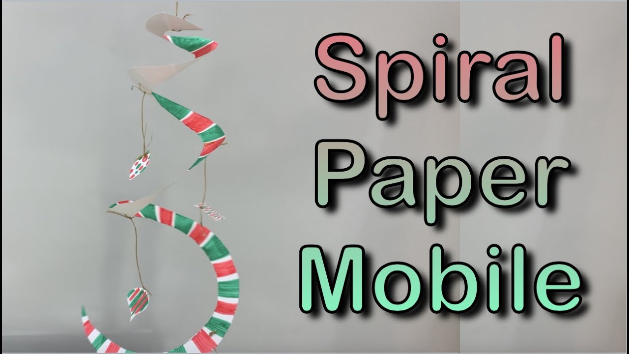 Spiral Paper Mobile - YouTube