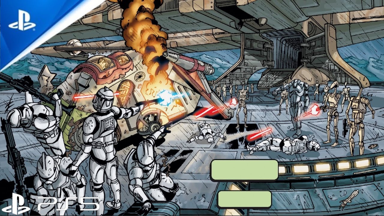 Droid Attack on Kamino | PlayStation 5 Gameplay | Ultra Realistic HD ...