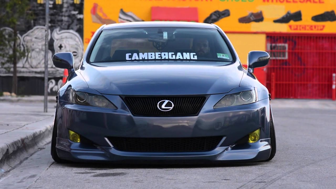 Mike's Bagged IS250 on SSR Wheels (Cambergang) - YouTube
