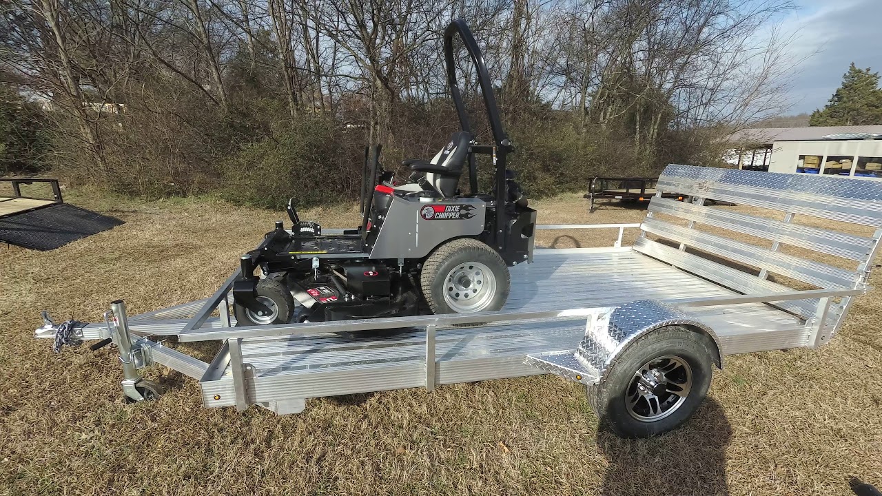 Dixie Chopper 60" Magnum HP Mower Handheld Alum Trailer Pack - YouTube