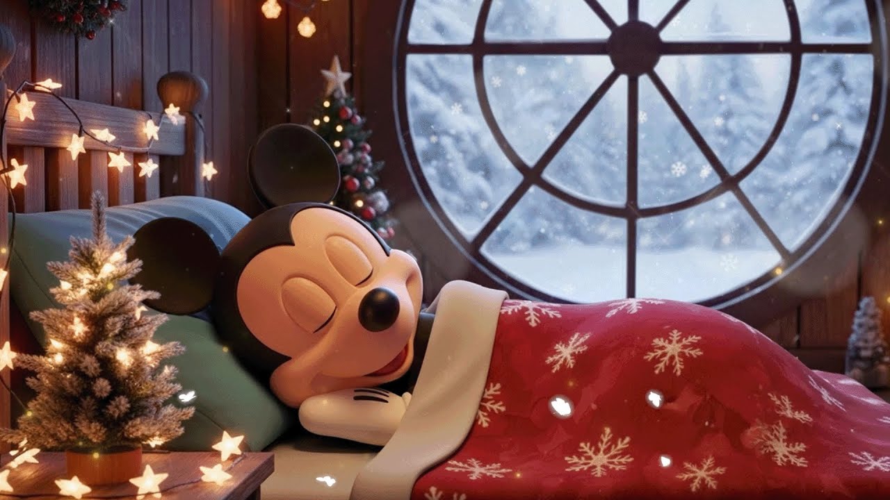 Mickey Resting on Christmas Eve 🎄 | Healing Sleep for Stress Relief ...