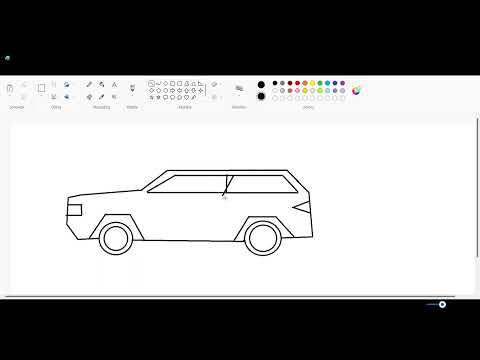 jak narysować samochód w paint poradnik - YouTube