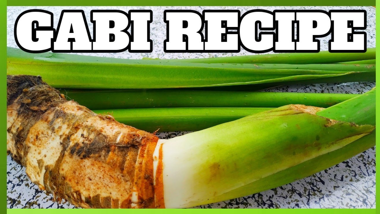 HOW TO COOK GABI | TASTIEST TARO STALK RECIPE - YouTube
