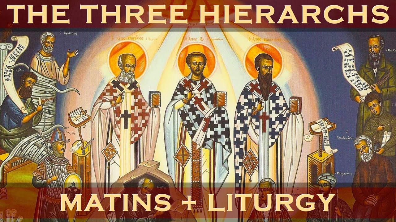 Greek Orthodox Matins (Orthros) & Divine Liturgy : Synaxis of The Three ...