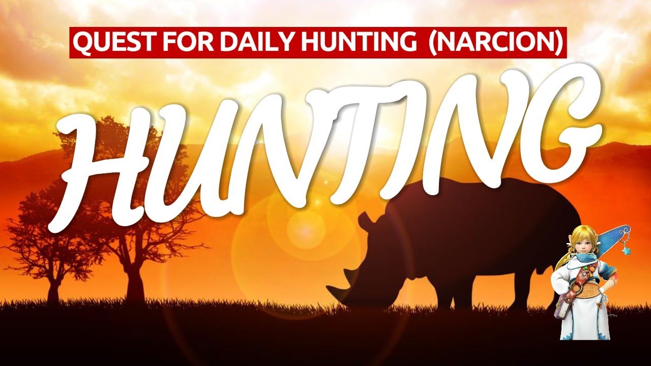 DAILY HUNTING QUEST IN NARCION | BDO | LIFESKILL - YouTube