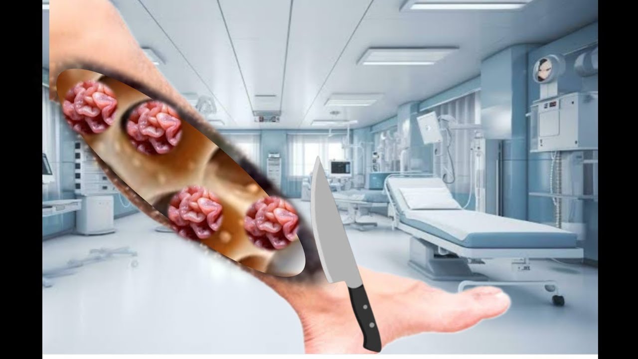 ASMR foot infection treatment animation remove - YouTube