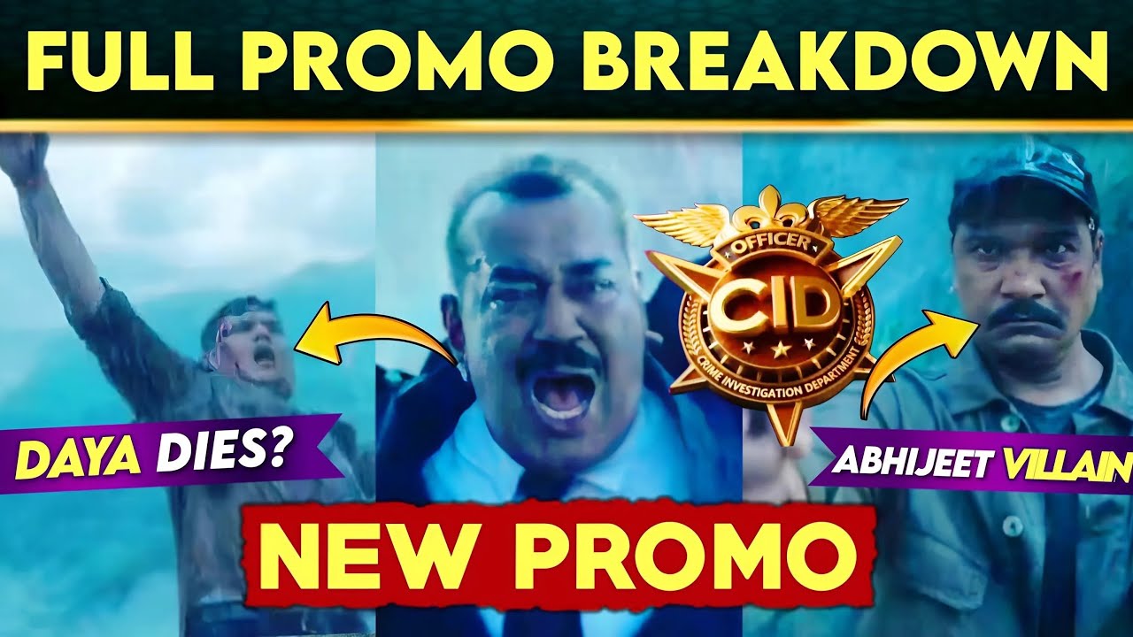 CID Season 2 NEW PROMO OUT : Abhijeet Kills Daya | Teaser Trailer Full ...