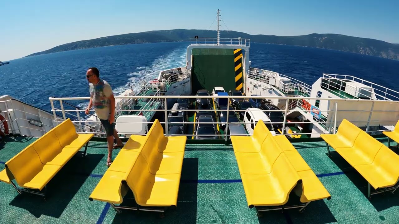 TIMELAPSE 4K FERRY MERAG (CRES) - VALBISKA (KRK) CROATIA - YouTube