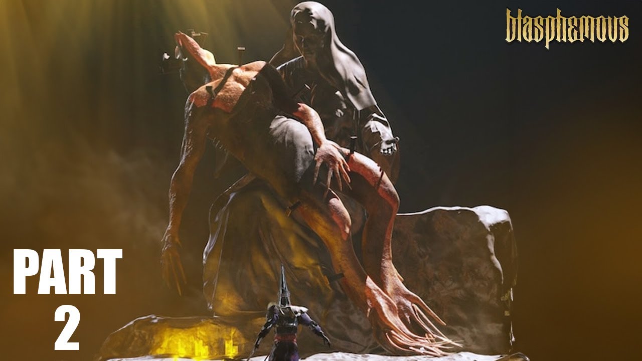 The first boss | Blasphemous - Full Walkthrough - YouTube