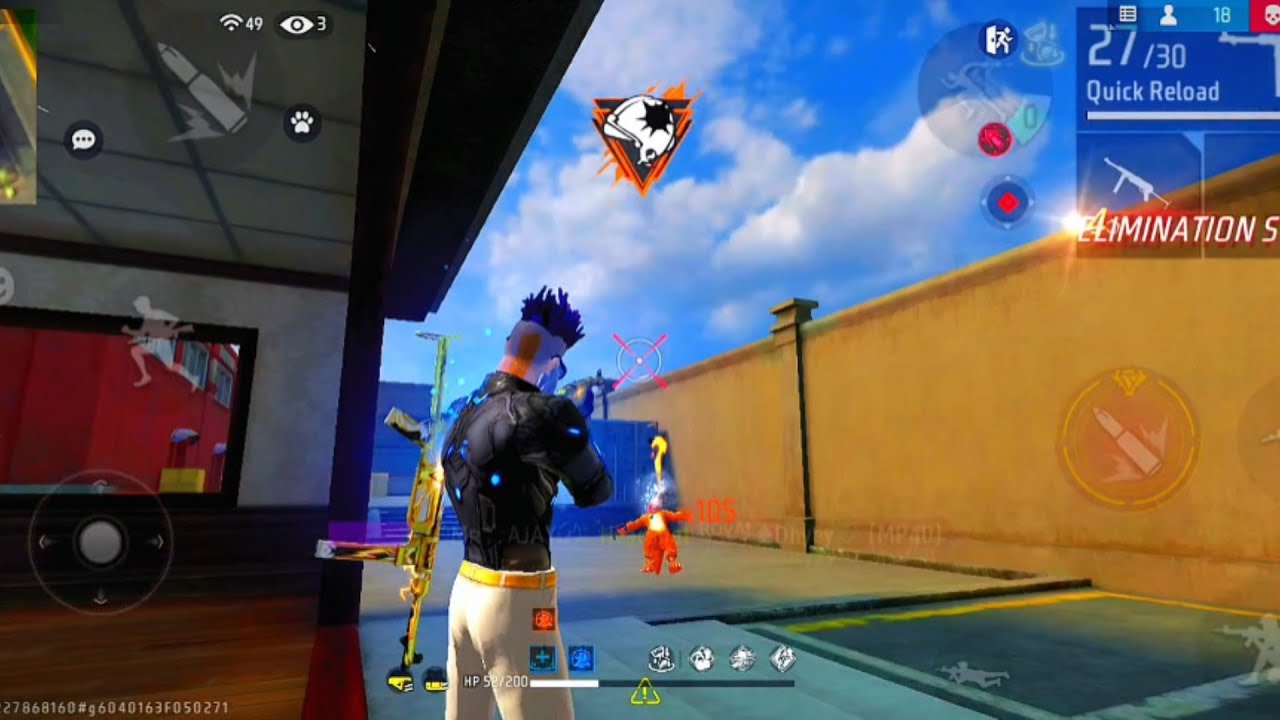 FREE FIRE TRAINING MATCH 100 KILLS || ff training mode gameplay 2024 ...