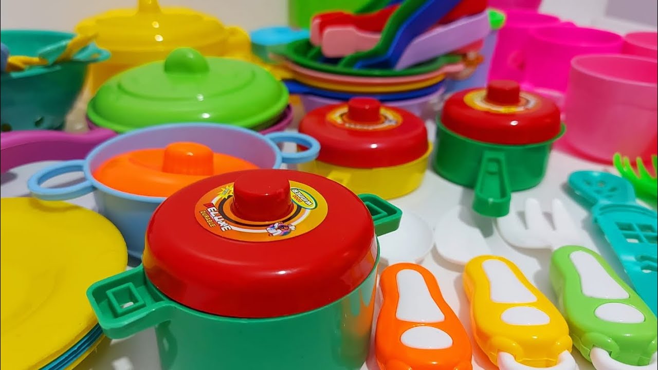 5 Minutes Satisfying with Unboxing, Kitchen Playset ASMR Unboxing Toys ...