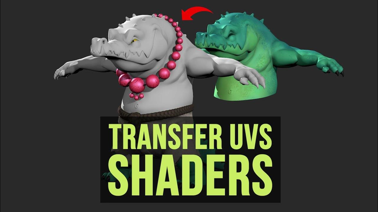 Transfer UVs Shaders - Zoo Tools Pro - Maya - YouTube