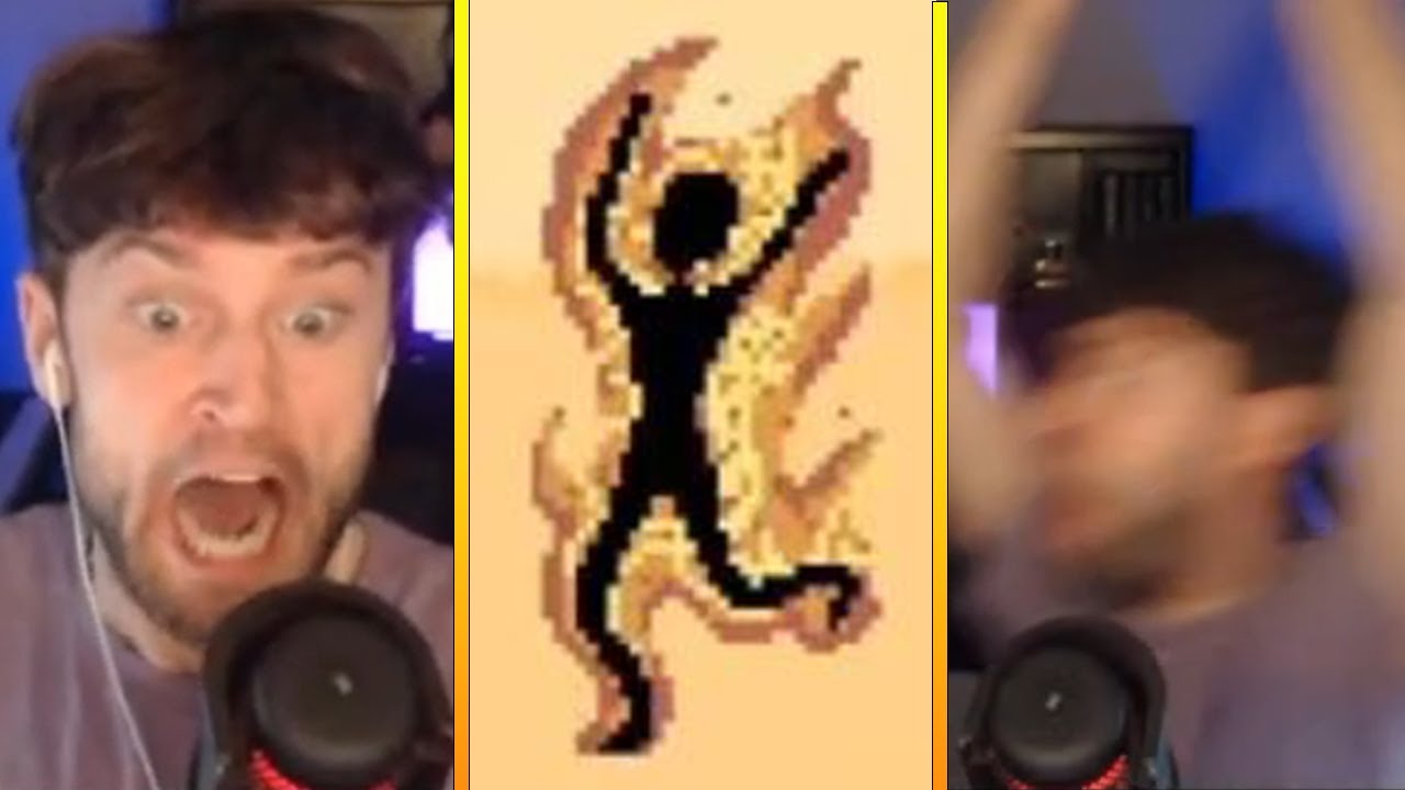 Guy gets jumpscared by Man On Fire then imitates him - YouTube