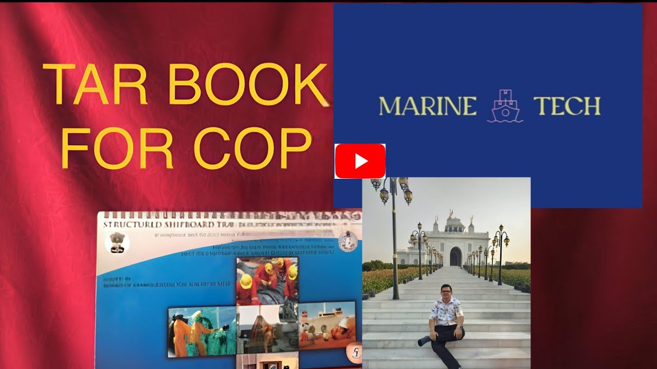How to get a TAR book for COP deck-engine side at home #shipping # ...