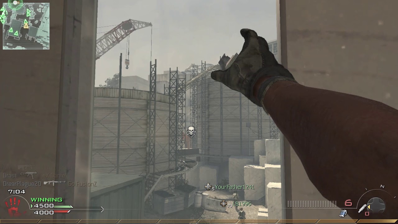 Call of Duty MW2: Quarry GW TDM (17-3) - YouTube