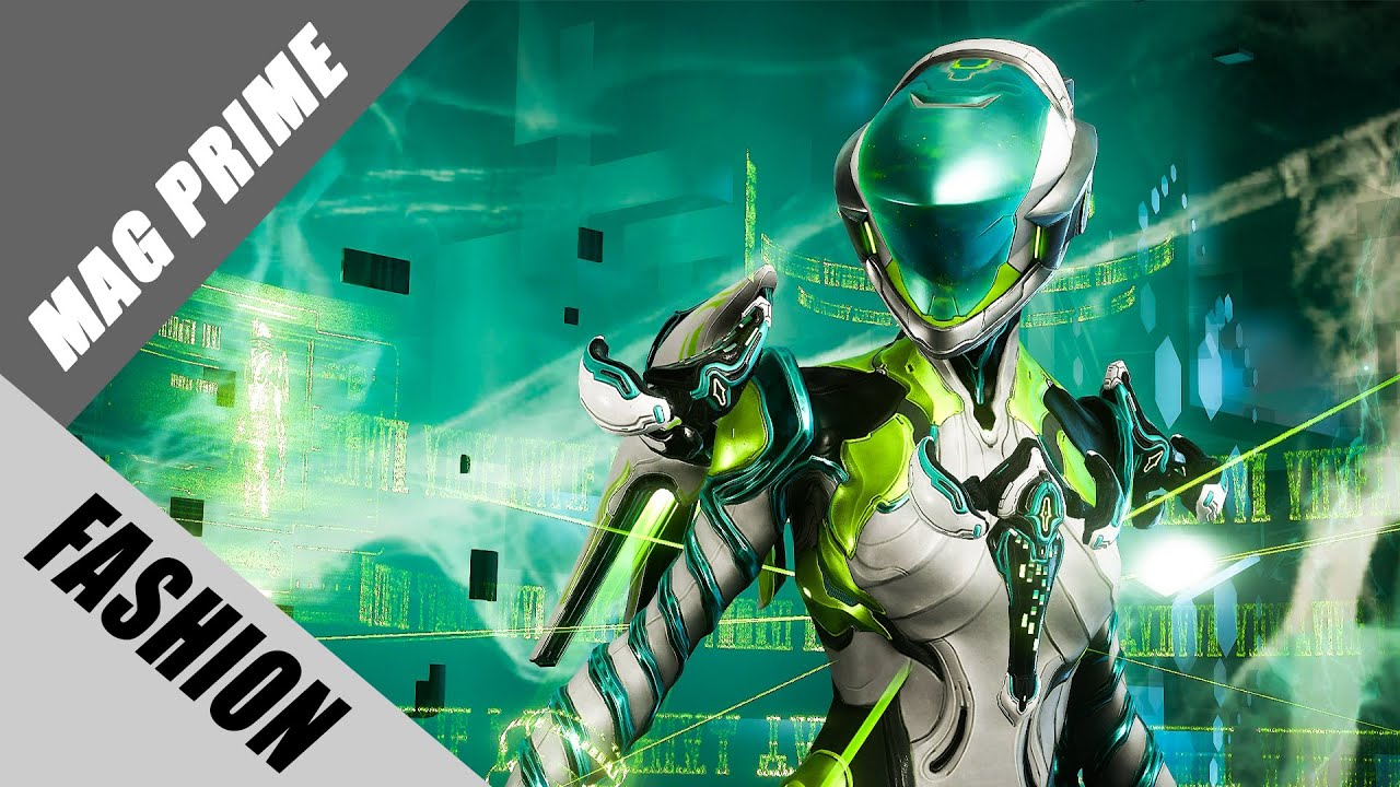 Warframe | Fashion Frame | Mag Prime : FIREWALL MAG - YouTube