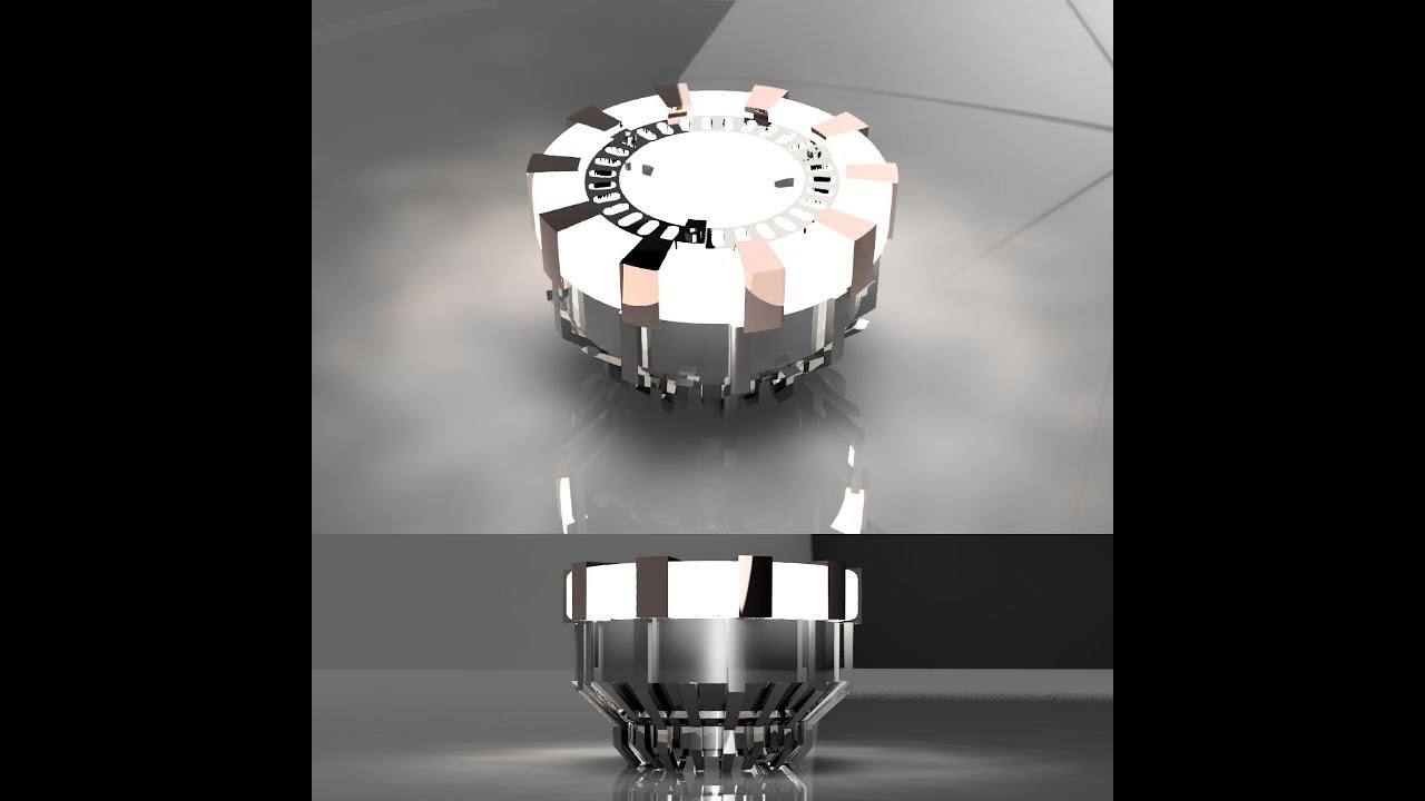 Arc Reactor || Iron Man || Autodesk Fusion 360 - YouTube