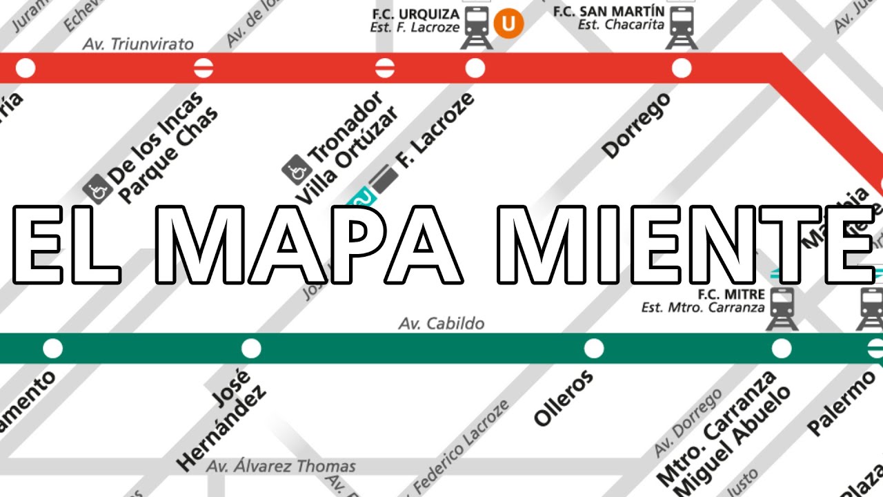 La Eterna Batalla De Los Mapas de Subte y Metro - YouTube