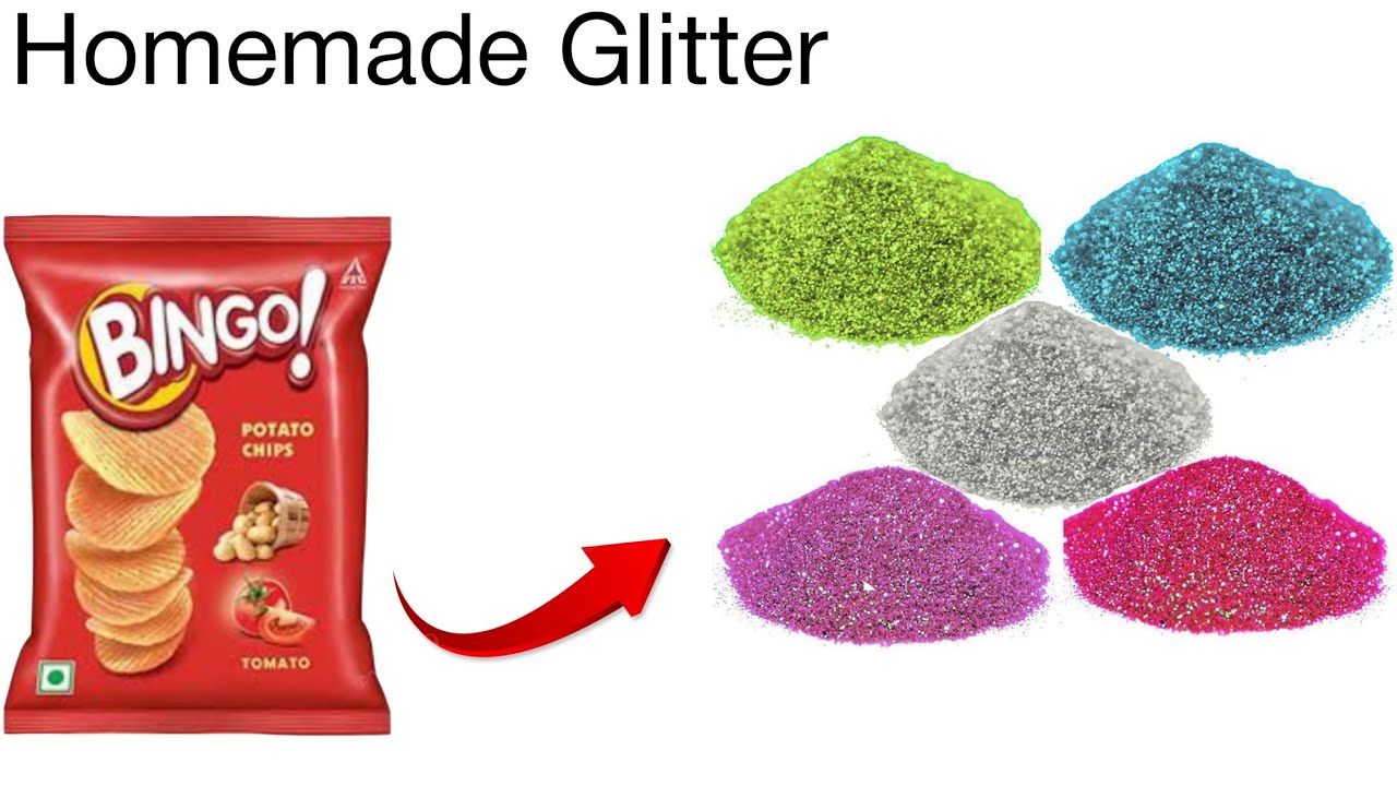 DIY | Glitter At Home | How To Make Glitter At Home | Real glitters at ...