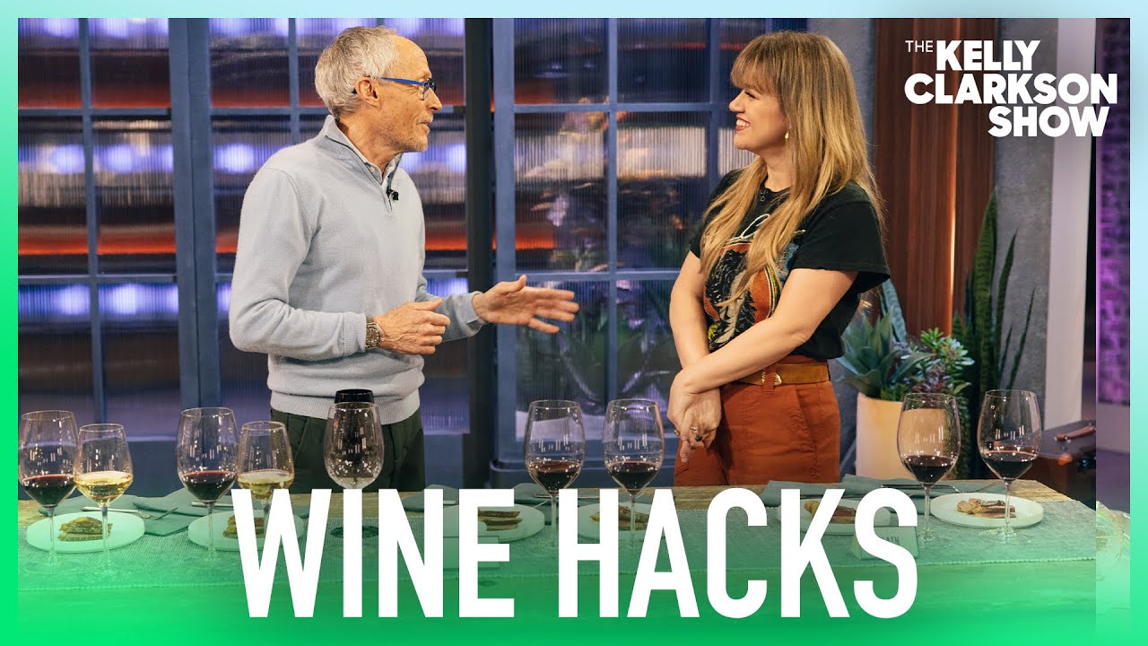Kelly Clarkson Learns Wine Hacks From Tor Kenward - YouTube
