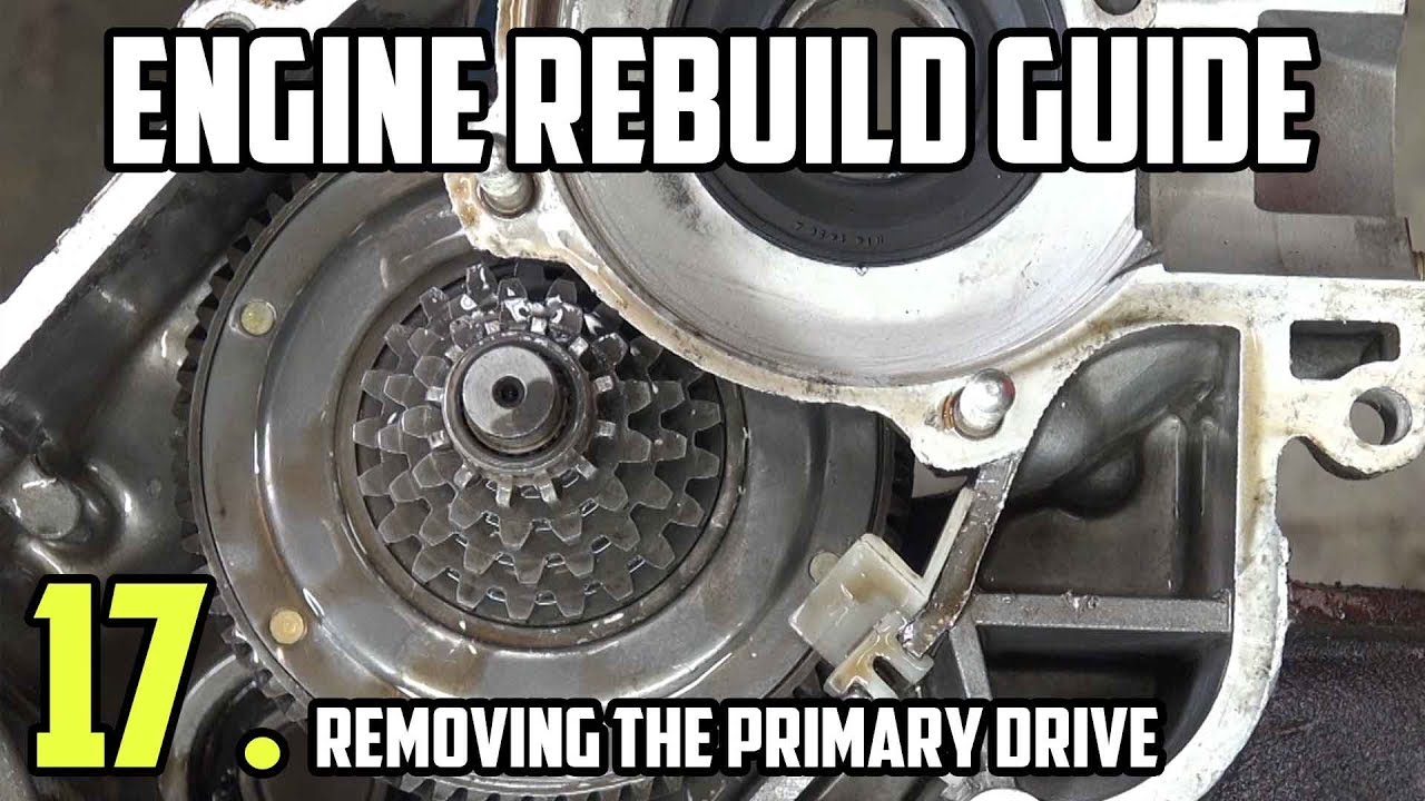 Removing the primary drive - Vespa LML Engine rebuild tutorial Part 17 ...