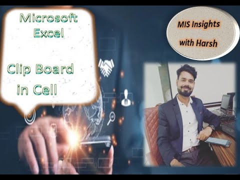 Basic Excel 8 : Clip Board in Cell || Excel Tutorial for Beginner to ...