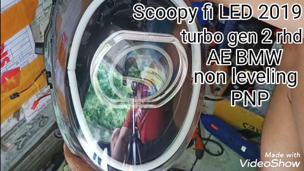 cara pasang biled turbo gen 2 di Scoopy LED 2019 non leveling LEED HID ...