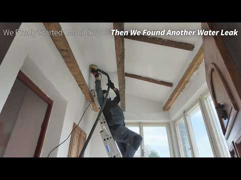 We Finally Started Rebuilding… Then We Found Another Water Leak 😩