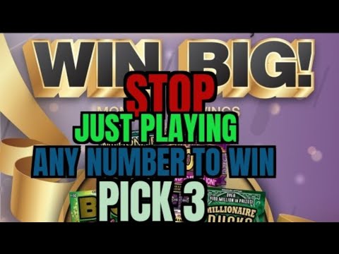 Pick 3 lottery workouts and strategies. stop just playing any numbers ...