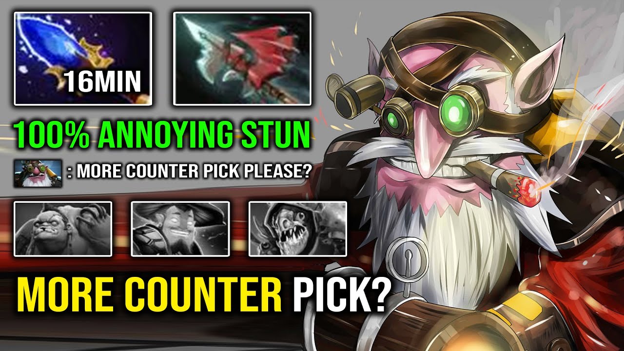 How to Play SNIPER Mid Against 3 Hard Counter Hero with 16Min Scepter ...