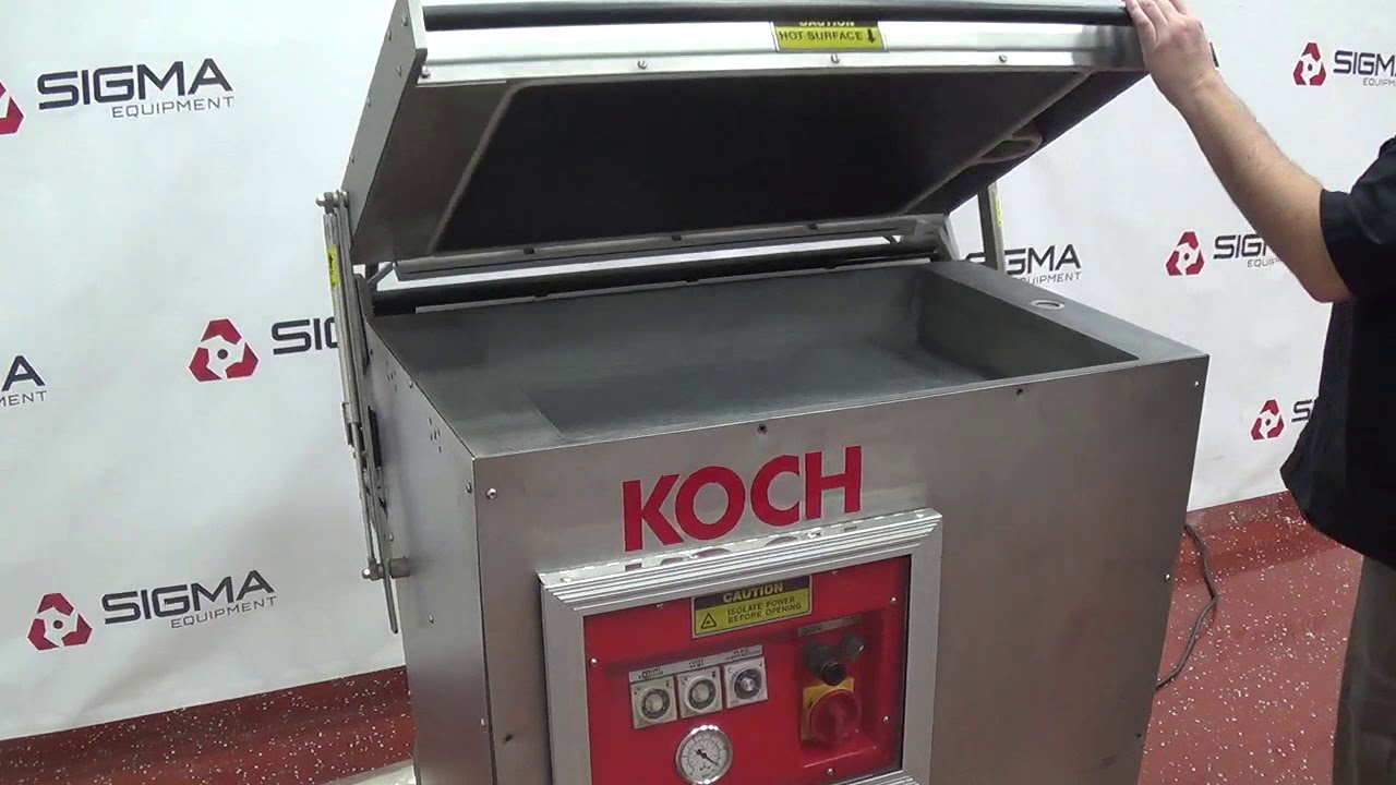 Cryovac Koch Intact RM571 Vacuum Skin Packager SIGMA Equipment - YouTube