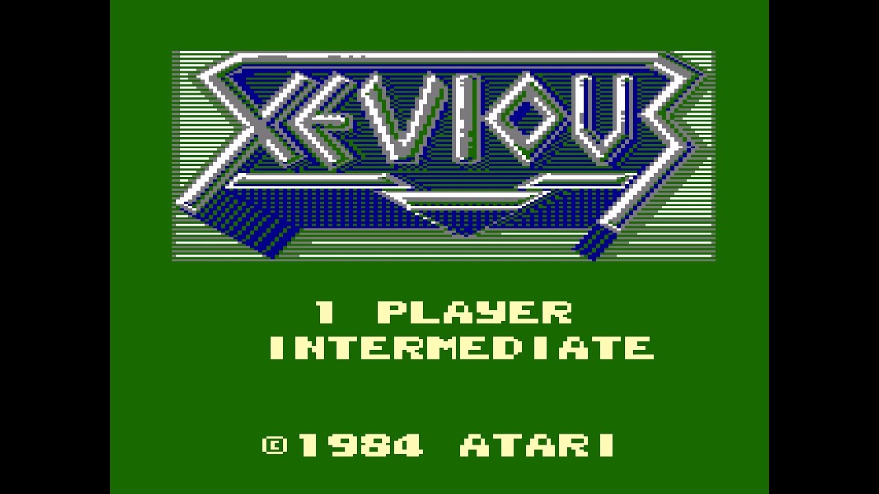 Xevious | Atari 7800 | High score hunt @ lvlupscore.com - YouTube