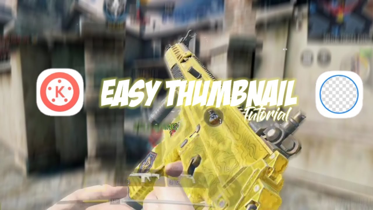 Make thumbnails for codm easily using only 2 apps | Thumbnail tutorial ...