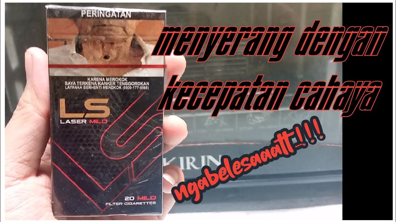 REVIEW ROKOK : LS LASER MILD (black series) - YouTube