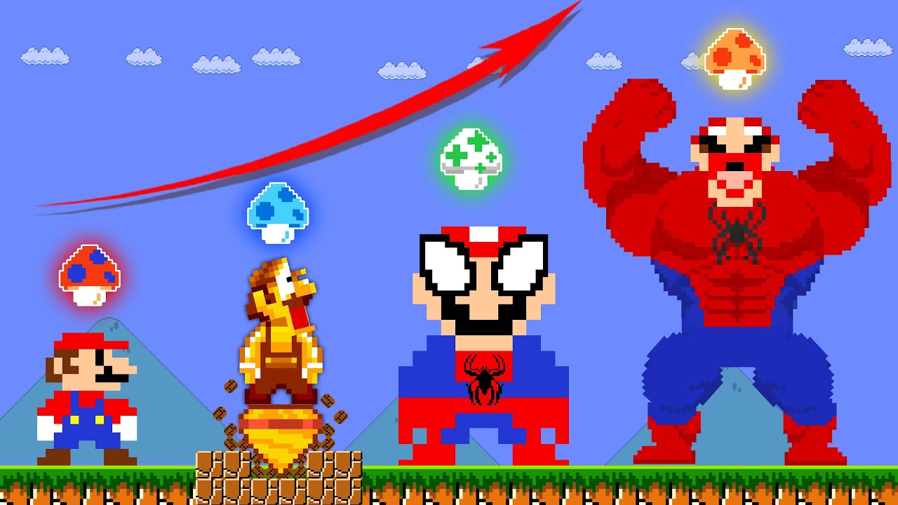 Mario Growing up but Every Seeds makes Mario Growing Up | God Mario ...