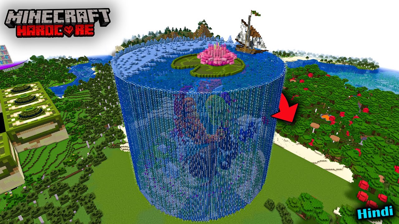 I Built a CRAZY Fish Tank in Minecraft Hardcore - YouTube